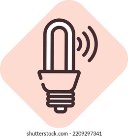 Smart House Lightbulb Illustration Vector On Stock Vector (Royalty Free ...
