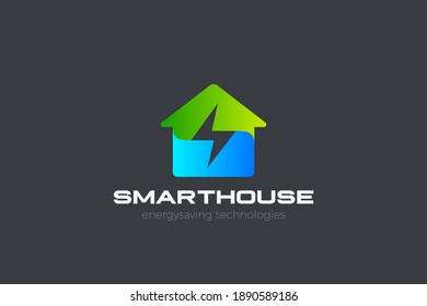 Smart House Logo Design Vector Template Stock Vector (Royalty Free ...