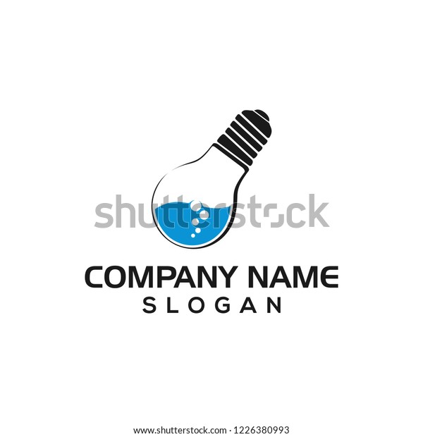 Smart Laboratory Bulb Beaker Concept That Stock Vector (Royalty Free ...