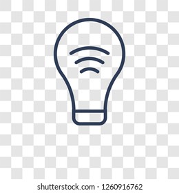 Smart Lamp Icon Trendy Linear Smart Stock Vector (Royalty Free) 1248660643