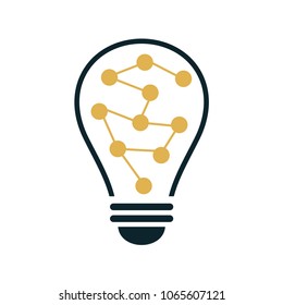 Smart Lamp Logo Template Stock Vector (Royalty Free) 1065607121 ...