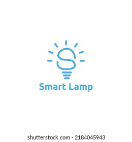 Smart Lamp Logo Templates Design Stock Vector (Royalty Free) 2184045943 ...