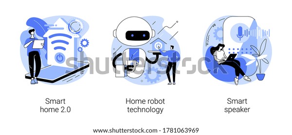 Smart Living Environment Abstract Concept Vector Stock Vector (Royalty ...