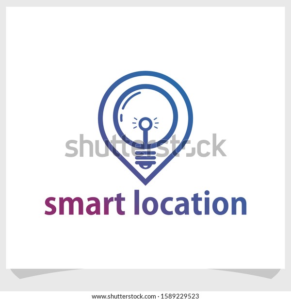 Smart Locations Vintage Logo Design Lamp Stock Vector (Royalty Free ...