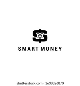 Smart Money Logo Design Initial Sm Stock Vector (Royalty Free ...