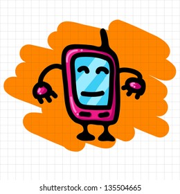 cartoon cell phone clip art - Page 93 | Public domain vectors