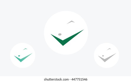 Smart Phone Check Mark Logo Stock Vector (Royalty Free) 447751546 ...