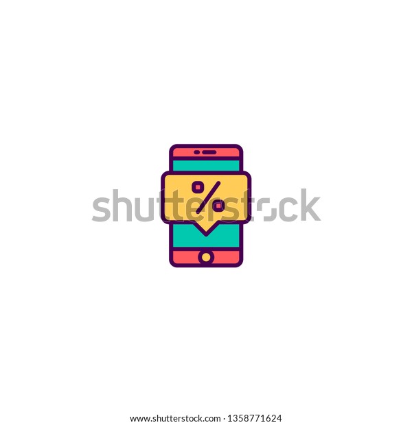 Smart Phone Icon Design Shopping Icon Stock Vector (Royalty Free ...