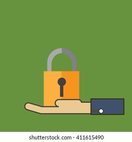 Smart Phone Security Concept Protection Simbol: vector de stock (libre ...