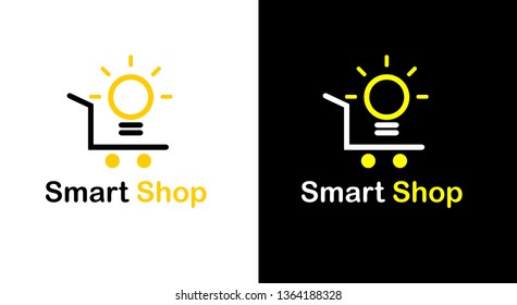 Smart Shop Logo Design Stock Vector (Royalty Free) 1364188328 ...