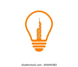 Smart Tower City Stock Vector (Royalty Free) 696494383 | Shutterstock