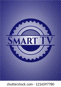 Smart Tv Badge Jean Texture Stock Vector (Royalty Free) 1216597780 ...