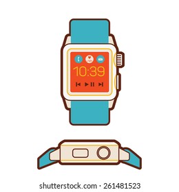 843 Wrist watch side view Images, Stock Photos & Vectors | Shutterstock