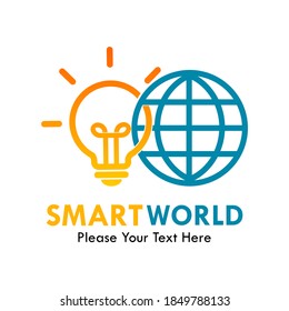 Smart World Logo Template Illustration Stock Vector (Royalty Free ...