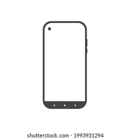 Smartphone Frame Illustration Vector Modern Smartphone Stock Vector ...
