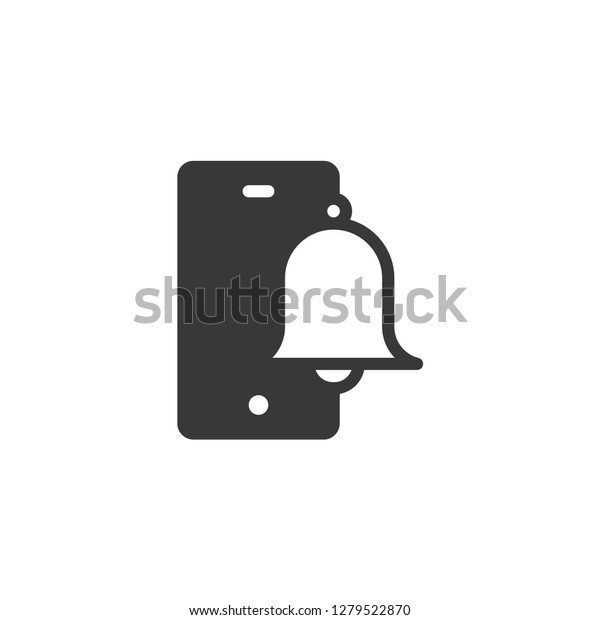 Smartphone Icon Notification Symbol Modern Simple Stock Vector (Royalty ...
