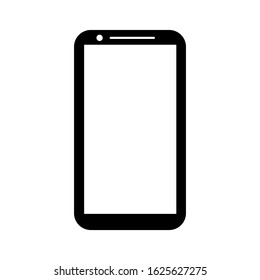 Smartphone Icon White Background Stock Vector (Royalty Free) 1625627275 ...