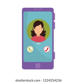 Smartphone Receiving Call Icon Stock Vector (Royalty Free) 1224254236 ...