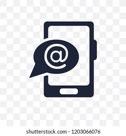 Smartphone Transparent Icon Smartphone Symbol Design Stock Vector ...
