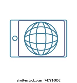 Phone Roaming Icon Flat Style Roaming Stock Vector (Royalty Free ...