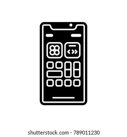 Smartphones Control Center Stock Vector (Royalty Free) 789011230 ...