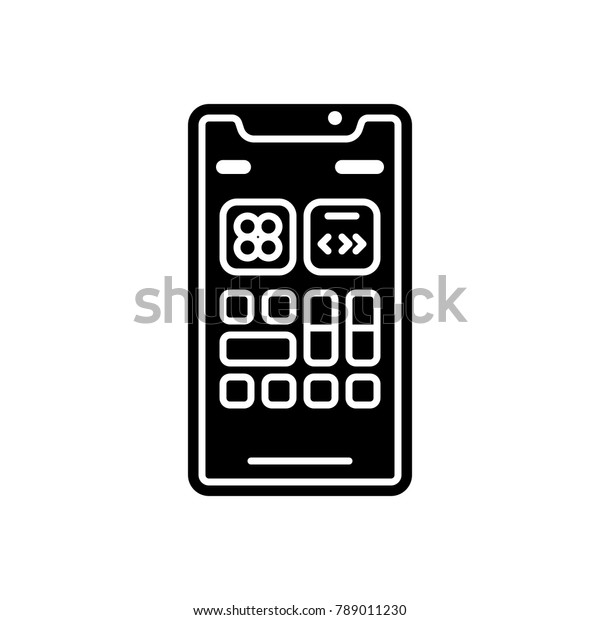 Smartphones Control Center Stock Vector (Royalty Free) 789011230 ...