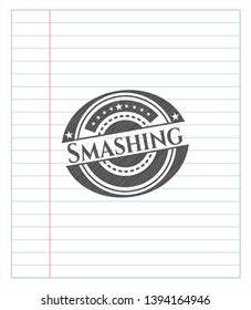 Smashing Drawn Pencil Strokes Vector Illustration Stock Vector (Royalty ...