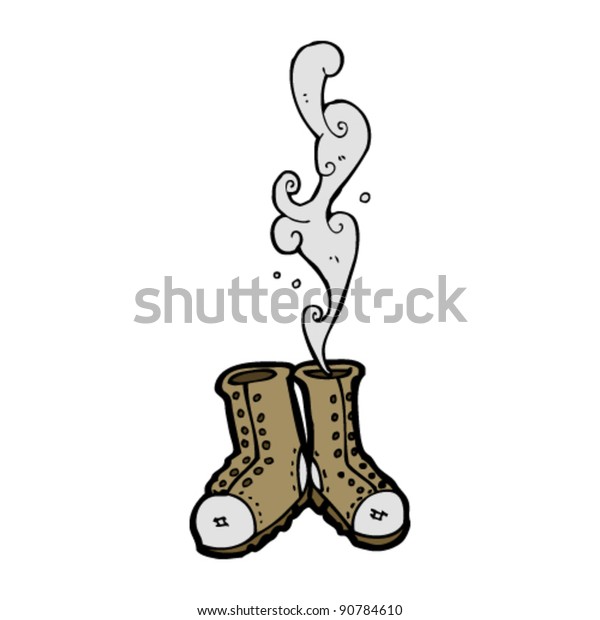 Smelly Old Boots Cartoon Stock Vector (Royalty Free) 90784610 ...