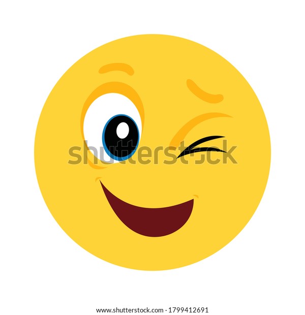 Sonreír vector emoji con fondo blanco.: vector de stock (libre de ...