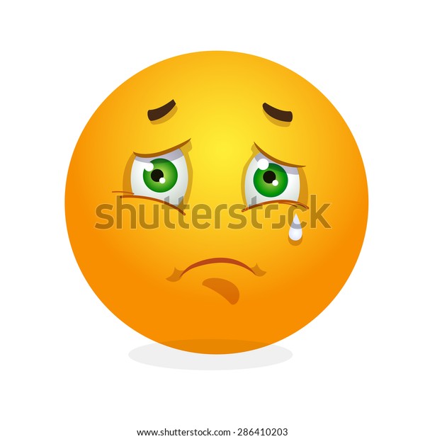 Smile Emoticon Cry Vector 스톡 벡터(로열티 프리) 286410203 | Shutterstock
