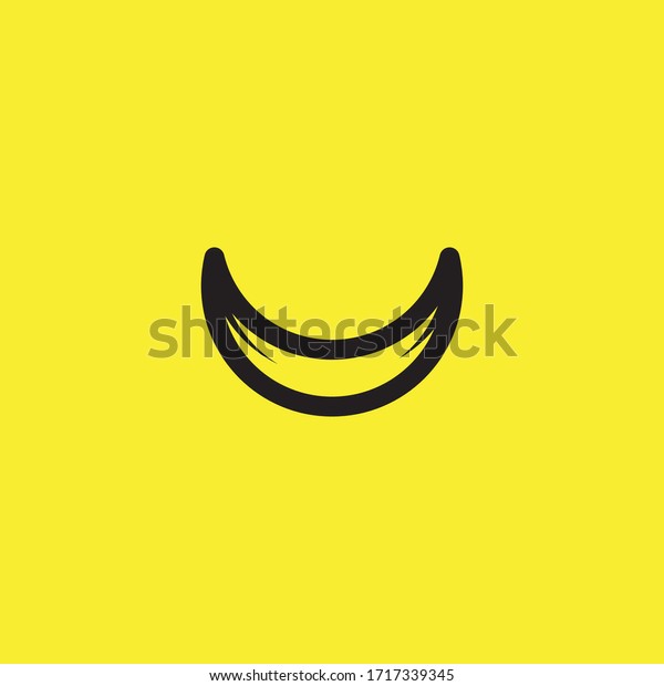 Smile Emoticon Logo Vector Template Design Stock Vector (Royalty Free ...