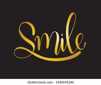 Smile Font Design Vector Illustration Graphic Stock Vector (Royalty ...