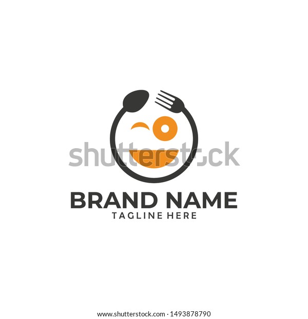 Smile Food Logo Icon Vector Stock Vector (Royalty Free) 1493878790 ...