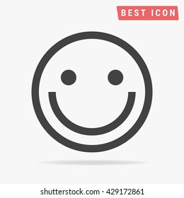 Smile Icon Stock Vector (Royalty Free) 429172861 | Shutterstock