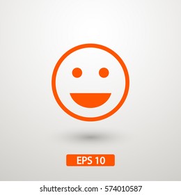Smile Icon Stock Vector (Royalty Free) 574010587 | Shutterstock