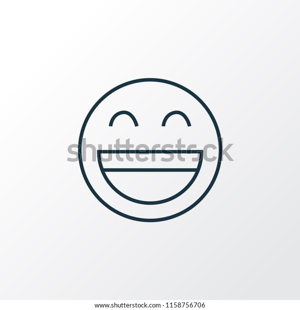 Smile Icon Line Symbol Premium Quality Stock Vector (Royalty Free ...