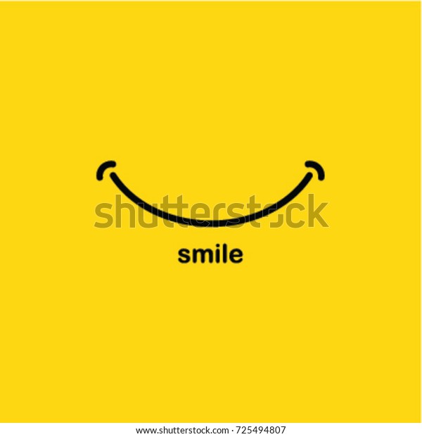 Smile Icon Logo Vector Template Design Stock Vector (Royalty Free ...