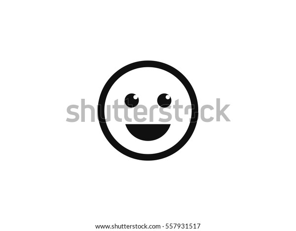 Smile Icon Vector Illustration On White Stock Vector (Royalty Free ...