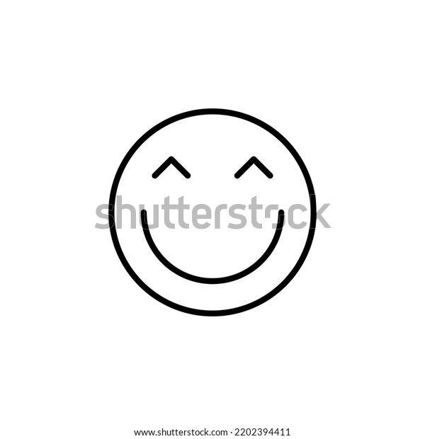 Smile Icon Web Mobile App Smile Stock Vector (Royalty Free) 2202394411 ...