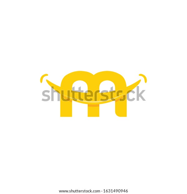 Smile Letter M Logo Vector: เวกเตอร์สต็อก (ปลอดค่าลิขสิทธิ์) 1631490946 ...