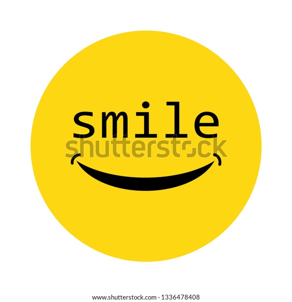 Smile Logo Vector Smiling Emoticon Vector Stock Vector (Royalty Free ...