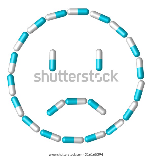 Smile Medicinal Capsules Vector Illutration Stock Vector (Royalty Free ...