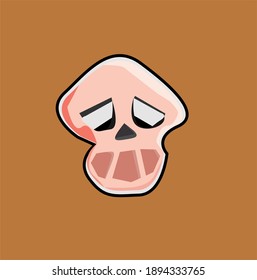 Smile Skeleton Iconlogo Symbol Vector Stock Vector (Royalty Free ...