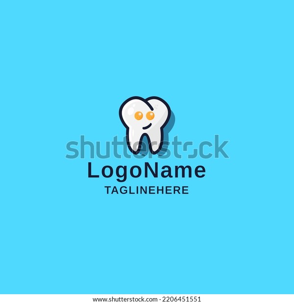 Smile Tooth Logo Design Vector Stock Vector (Royalty Free) 2206451551 ...