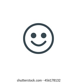 Facebook Smile Emoji Icon Vector Head Stock Vector (Royalty Free) 465593375