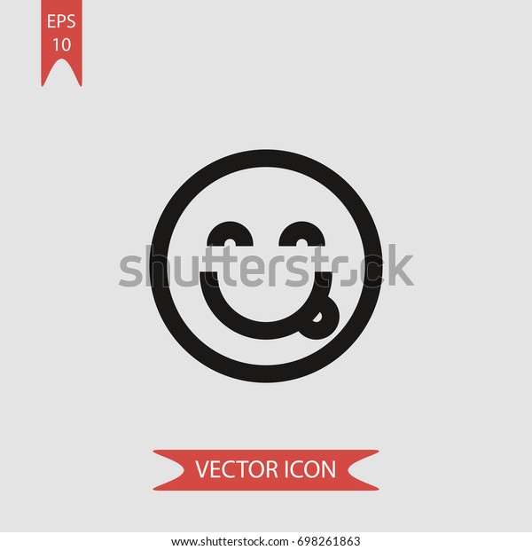 Smile Vector Icon Illustration Symbol Stock Vector (Royalty Free ...