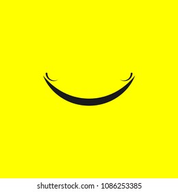 Smile Vector Template Design Illustration Stock Vector (Royalty Free ...