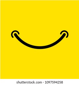 Smile Vector Template Design Illustration Stock Vector (Royalty Free ...