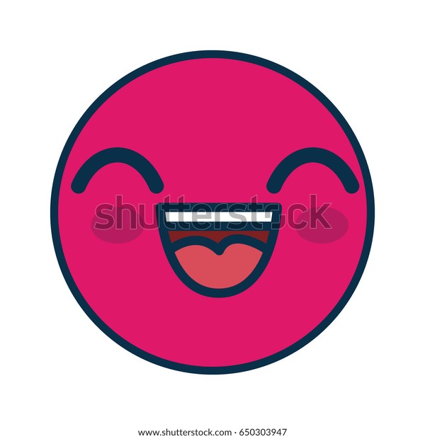 Smiley Cartoon Childish Stock Vector (Royalty Free) 650303947 ...