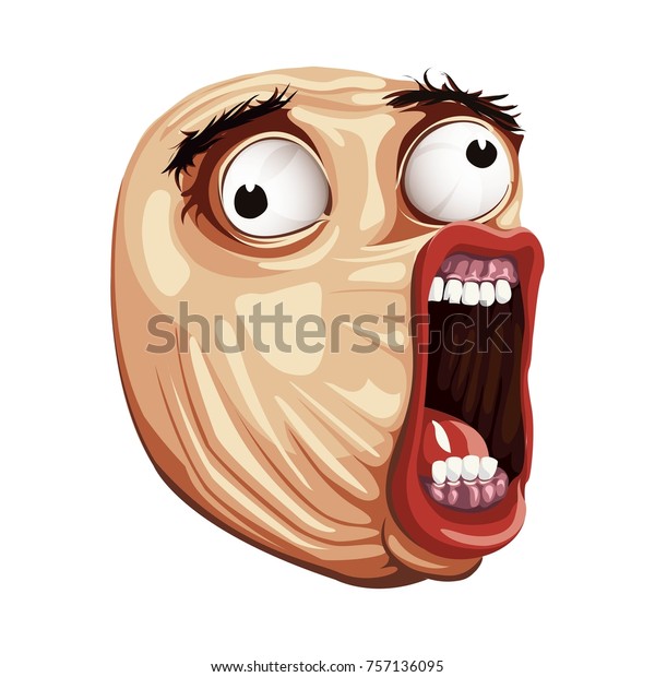 Smiley Cartoon Vector Illustration Lol Stock Vector (Royalty Free ...